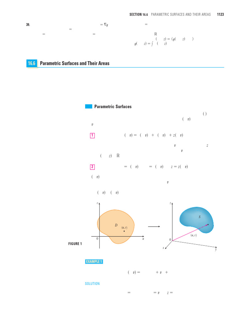 Parametric Surfaces and Their Areas: F F 0 F F G G | PDF | Sphere ...