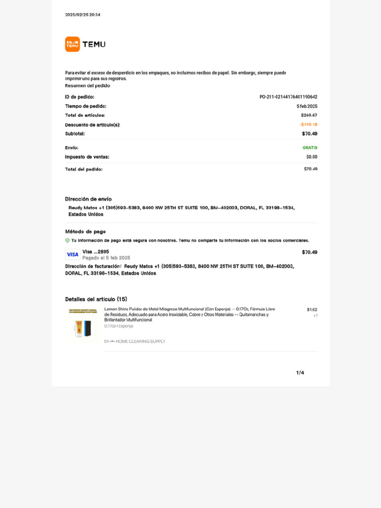 Temu Web Document | PDF