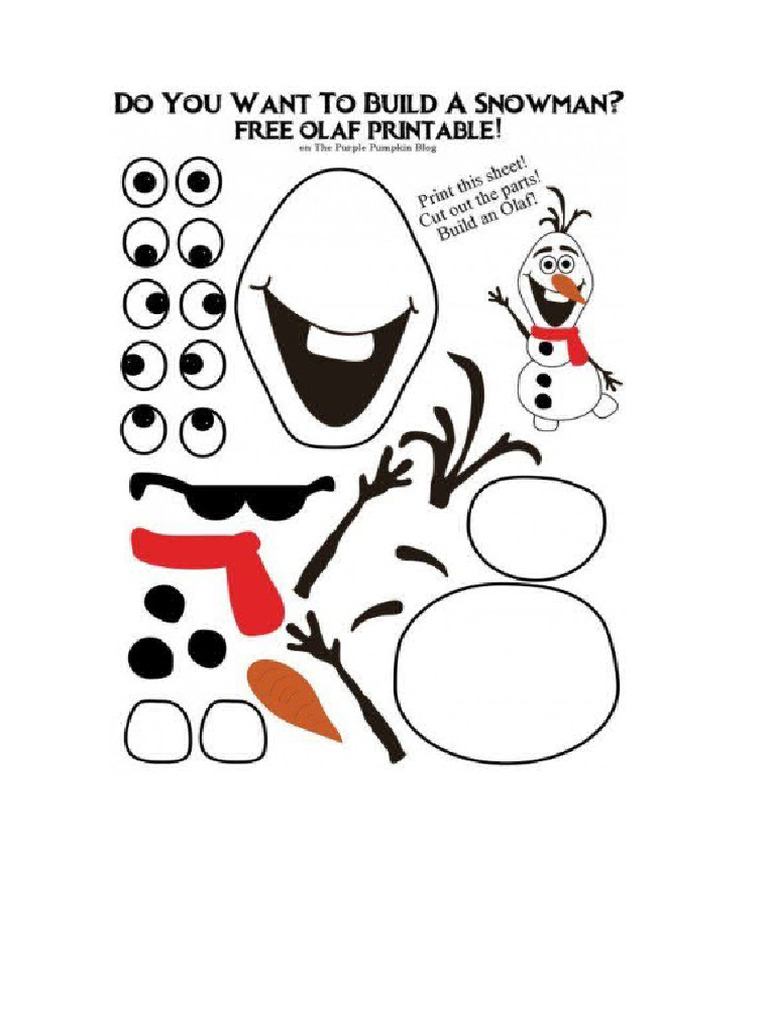 Snowman Olaf | PDF