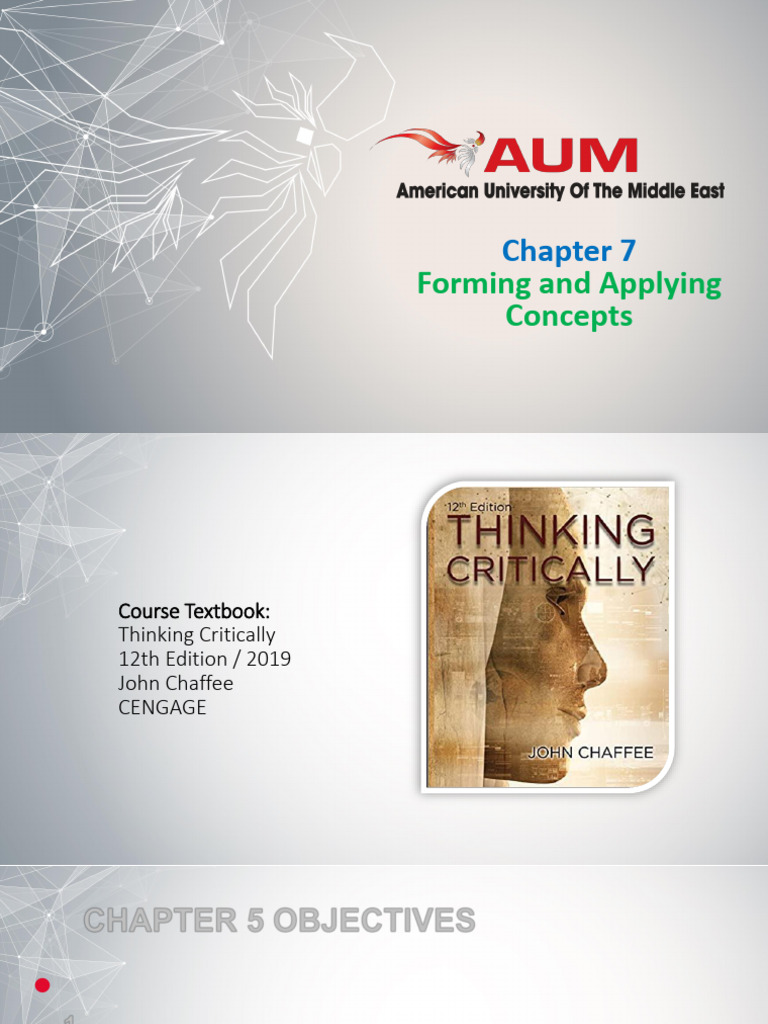 Chapter 7 Forming and Applying Concepts | PDF | Concept | Thought