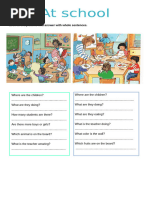 Grade 3 Picture Description Worksheet | PDF