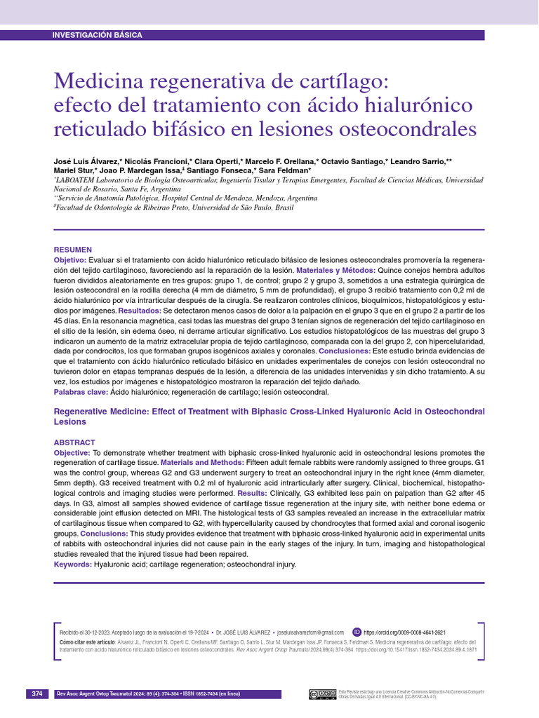 1871-Texto Del Artículo-49363-2-10-20240821 | PDF | Articulación | Biología