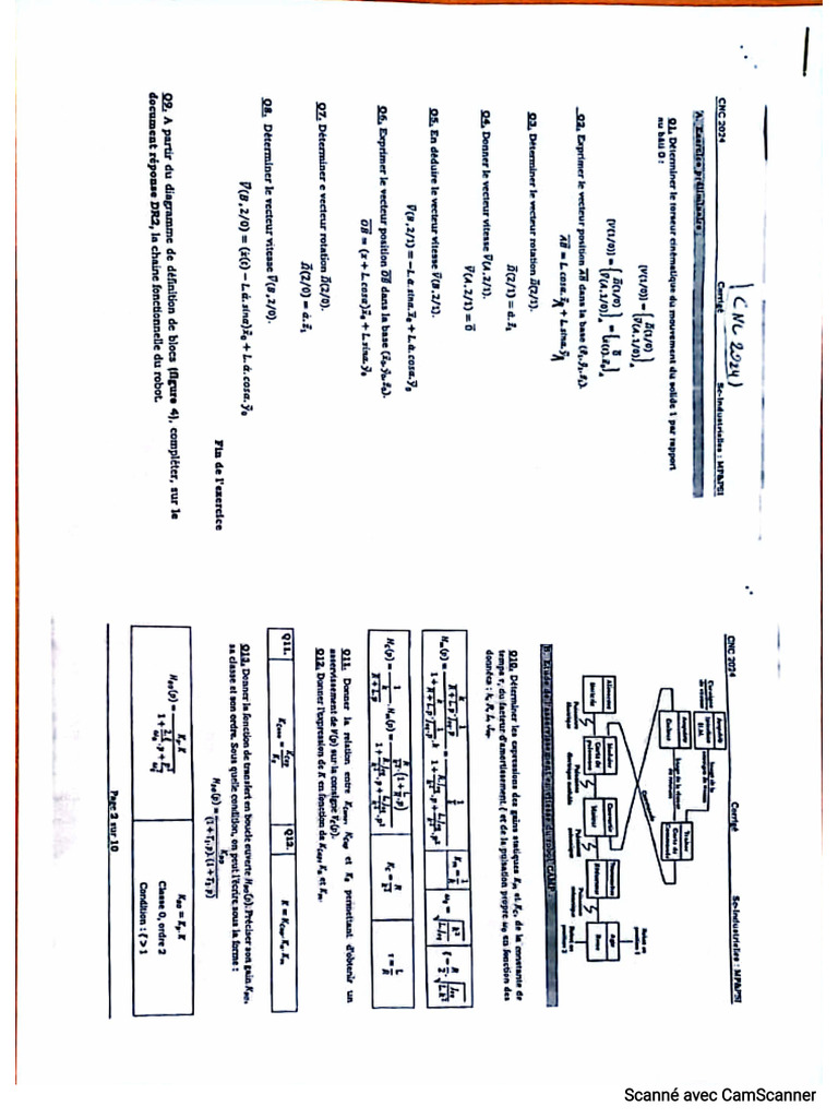 CNC 2024 Corrigé | PDF