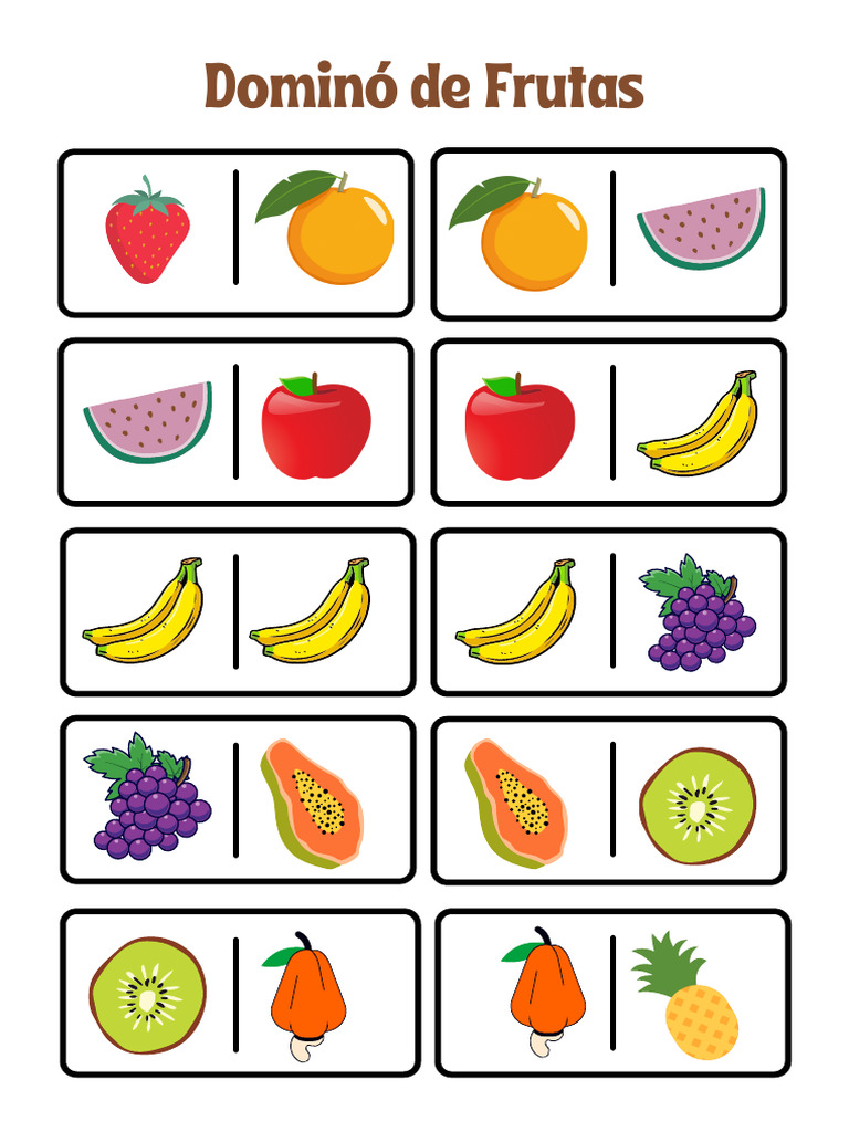 Summer Domino Game Worksheet in Colorful Illustrative Style - 20250601 ...
