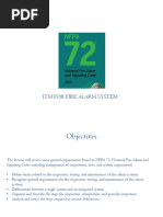 NFPA 72 Fire Alarm Inspection Frequencies | PDF