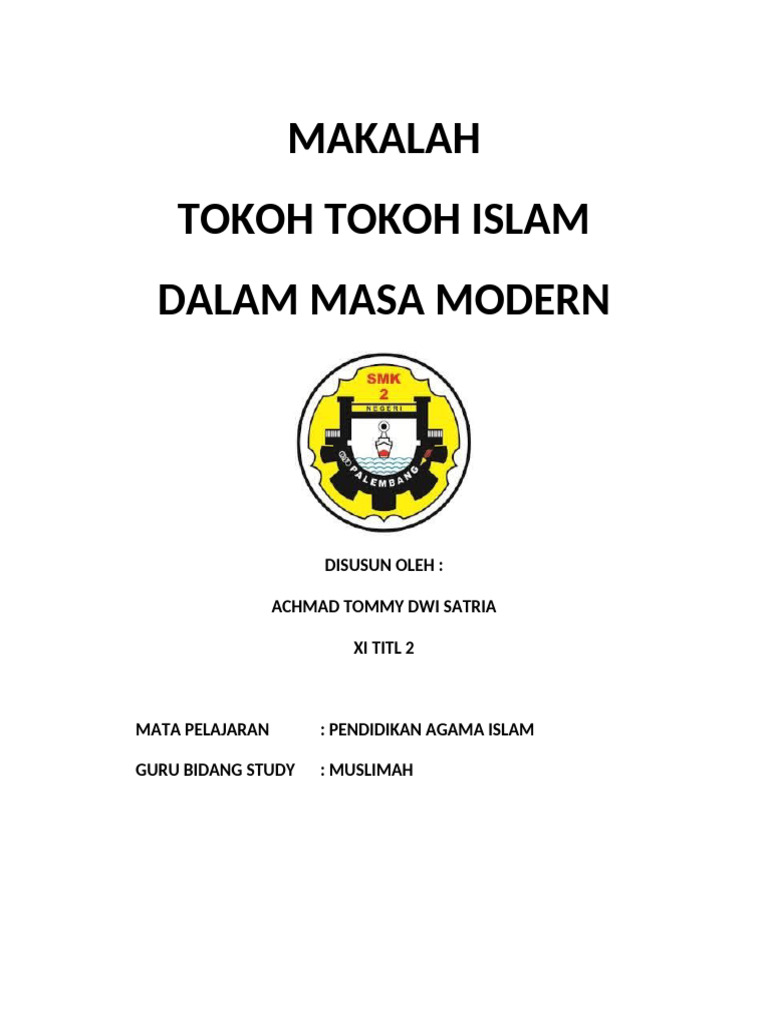 Makalah Tokoh Tokoh Islam Modern | PDF