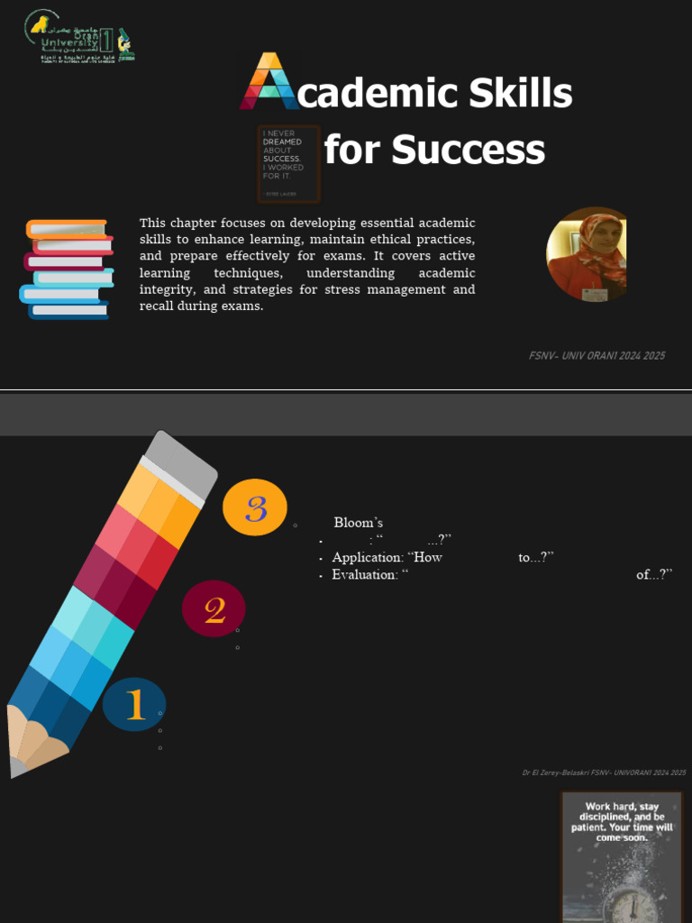 Essential Academic Skills for Exams | PDF | Cognition | Learning