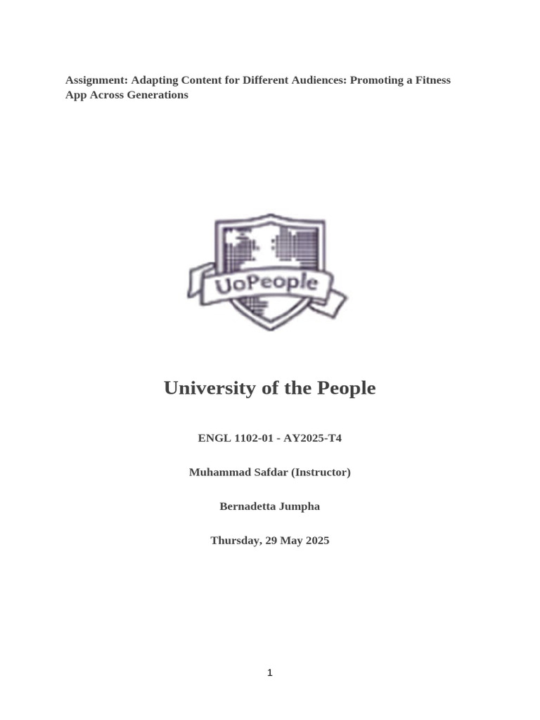 ENGL 1102-01 - AY2025-T4 Assignment Activity Unit 7 | PDF | Digital Marketing | Human Communication