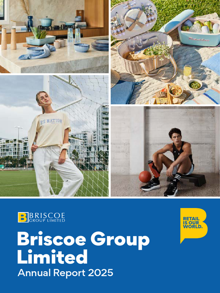 Briscoe Group 2025 Annual Report Final | PDF | Taxes | Warehouse