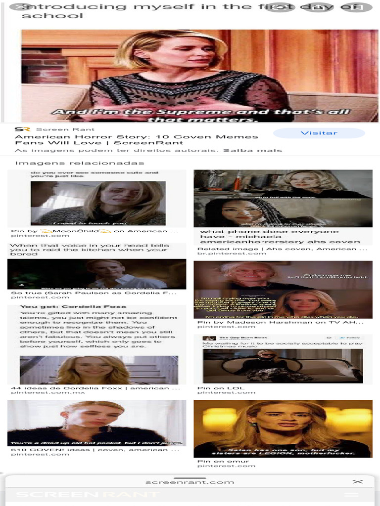 Cordelia Goode Meme - Pesquisa Google | PDF