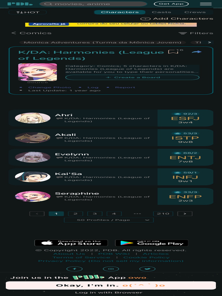 KDA Harmonies (League of Legends) MBTI Personality Type - Comics | PDF