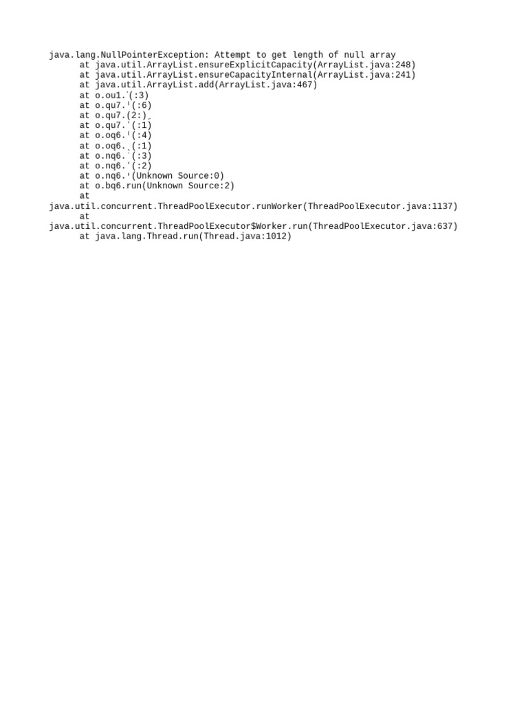 Last Crash Log | PDF