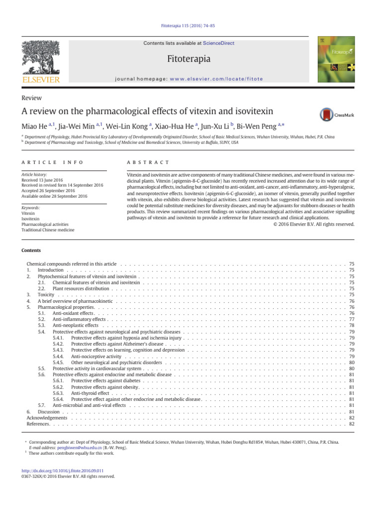 He 2016 | PDF | Pharmacology | Bioavailability