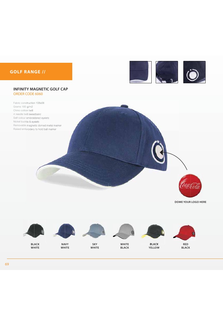Infinity Golf Cap | PDF