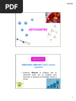 Adyuvantes en vacunas: tipos y funciones | PDF | Auxiliar | Citocina