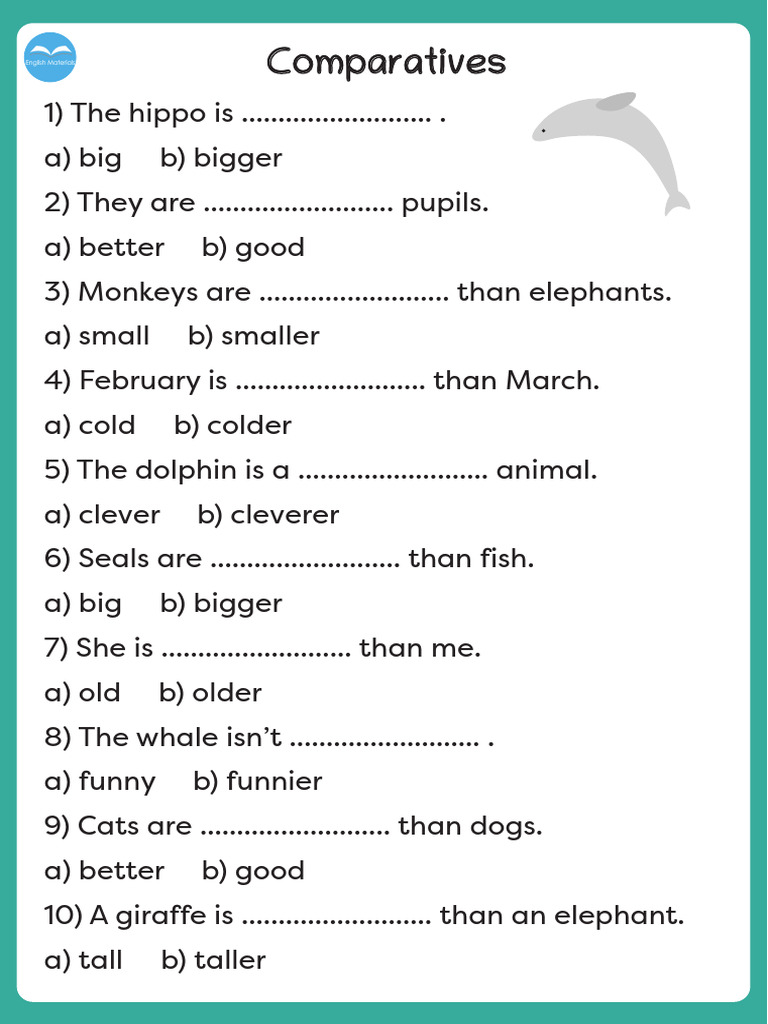 Spotlight 4 Module 4 Comparatives Englishmat | PDF