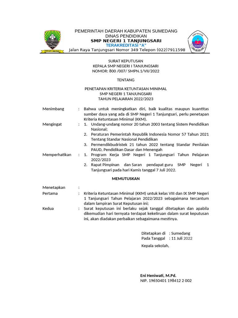 SK KKM - 2022-2023 | PDF