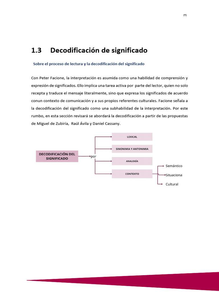 Decodificación del Significado en Lectura | PDF | Inteligencia ...