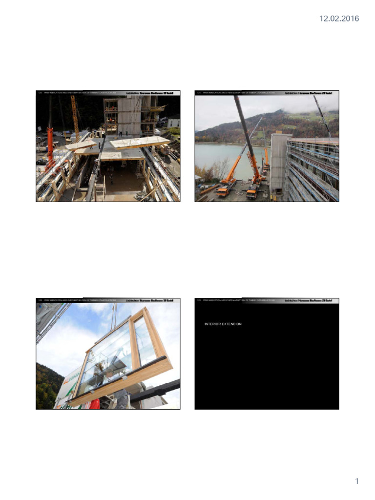 03 Christoph Dunser Prefabrication and Systemisation 3of3 | PDF | Real ...