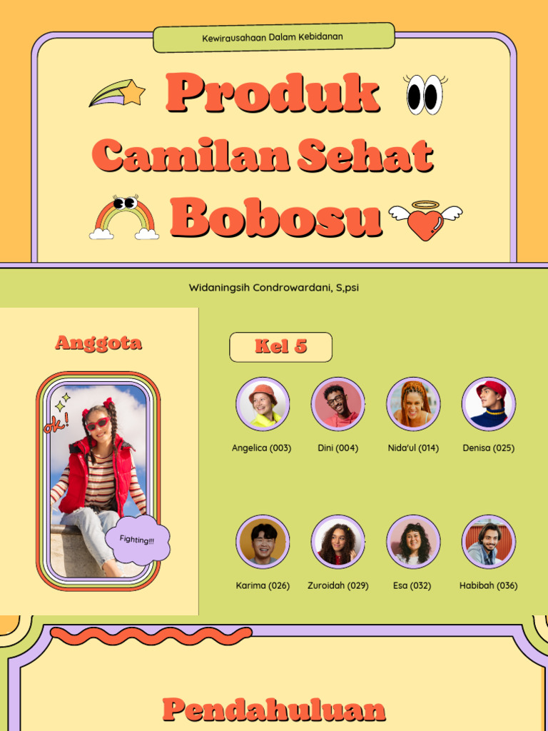 Orange Light Green Pastel Purple Retro Comeback Identify The Word Game Presentation Party | PDF