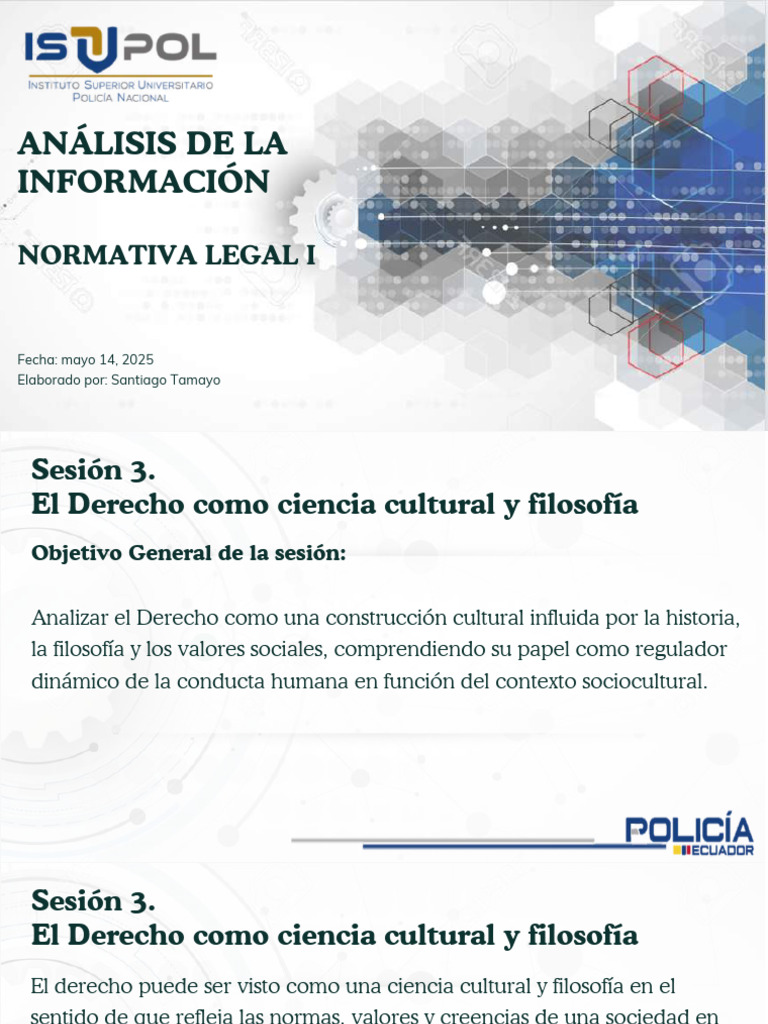 Normativa Legal I. Sesión 3-4 - Compressed | PDF | Justicia | Crimen y ...