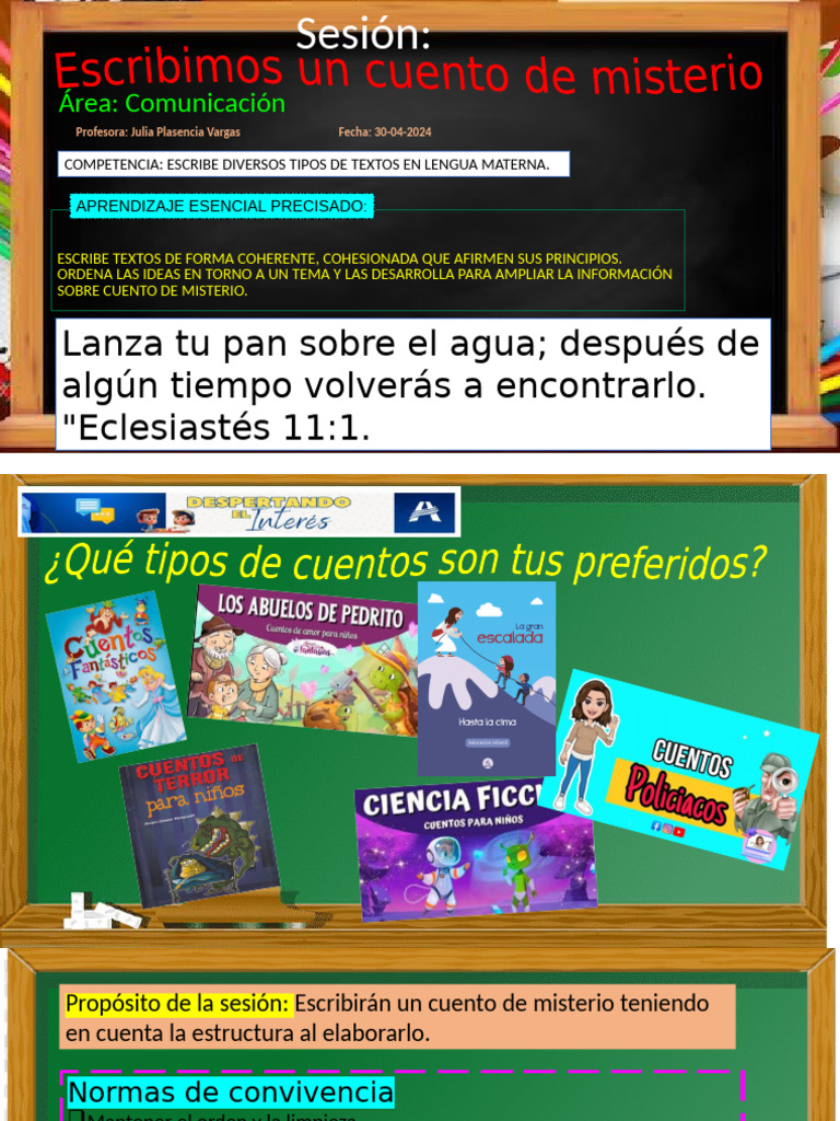 Cuento Misterio | PDF | Aprendizaje | Comunicación humana