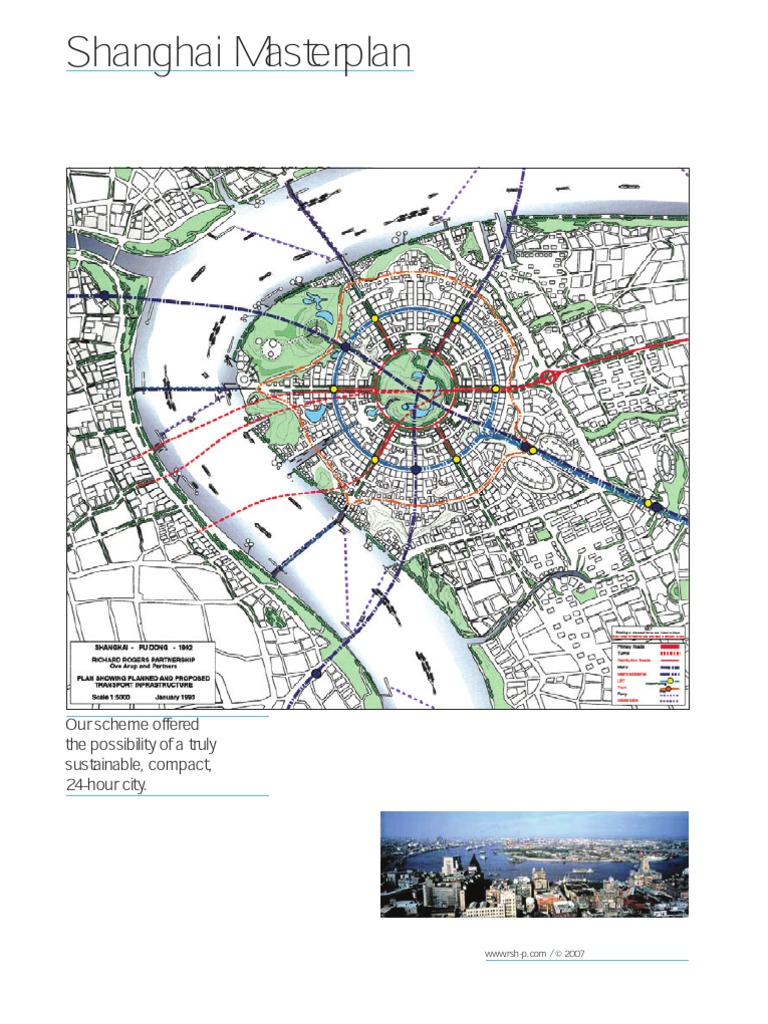 Shanghai Master Plan Proposal | PDF | Shanghai | Transport