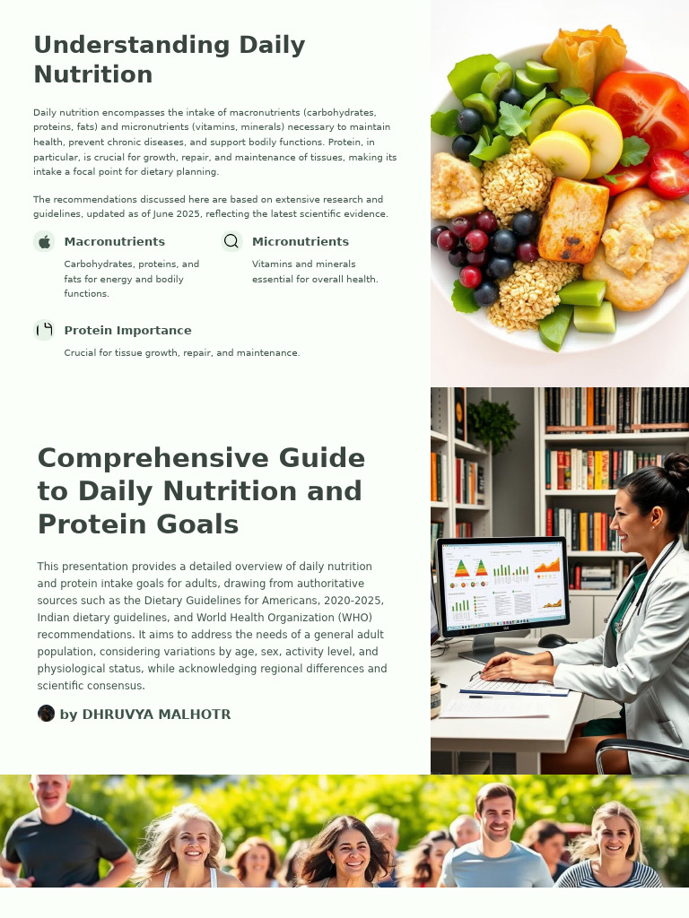 Understanding Daily Nutrition 1 | PDF | Nutrition | Diet & Nutrition