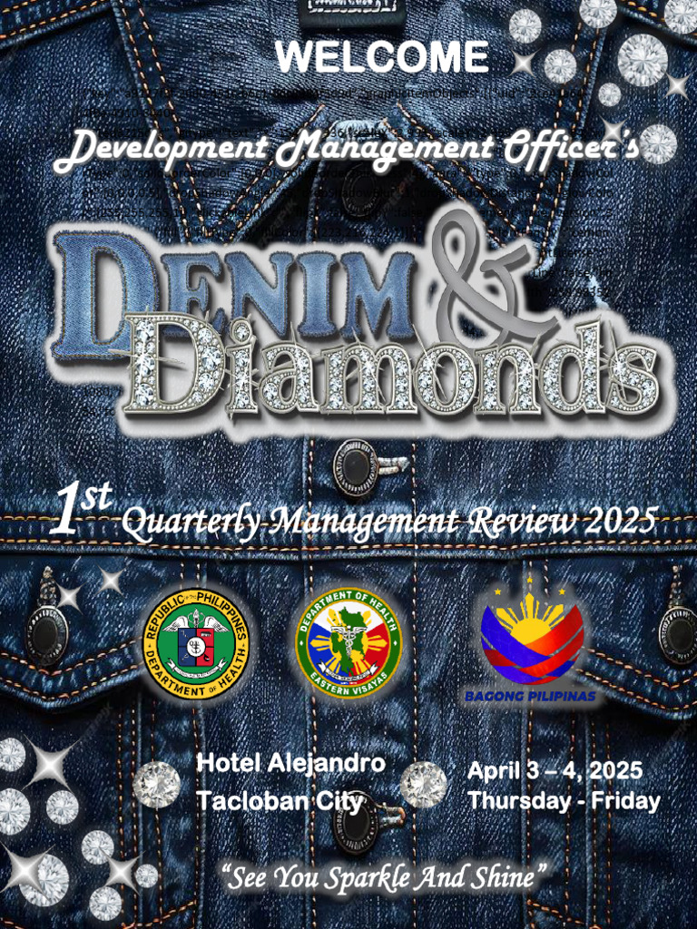 DENIM AND DIAMONDS Poster | PDF