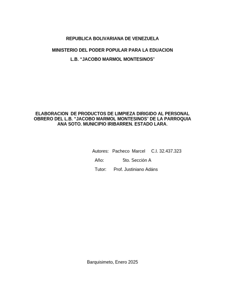 Marco Teorico Pacheco Marcel | PDF | Toxicidad | Sustancias químicas