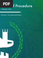 Official MUN Rules of Procedure WiseMee ROP | PDF | Government | Group ...