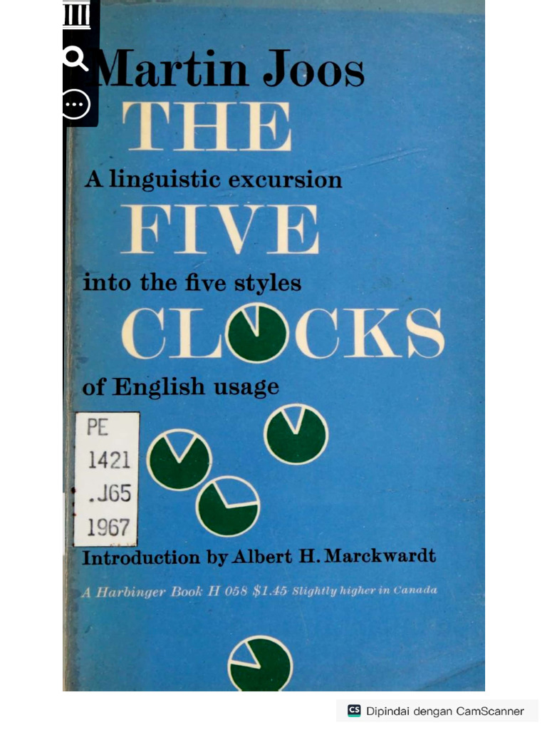 The Five Clocks | PDF