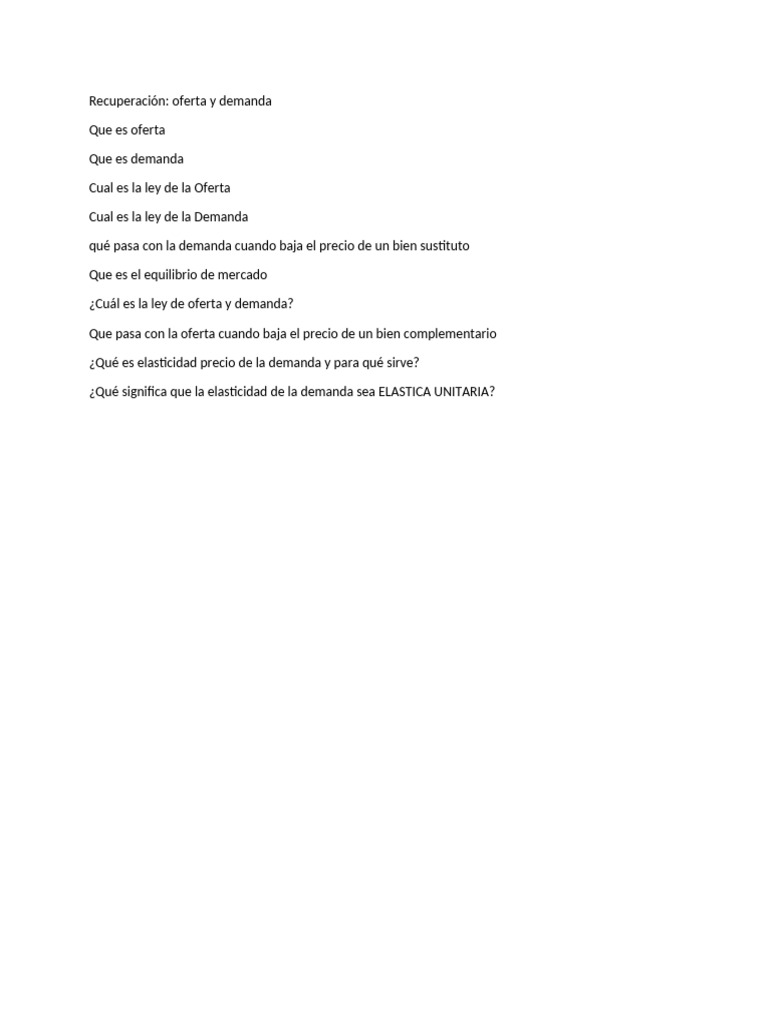 Recuperación evaluac | PDF