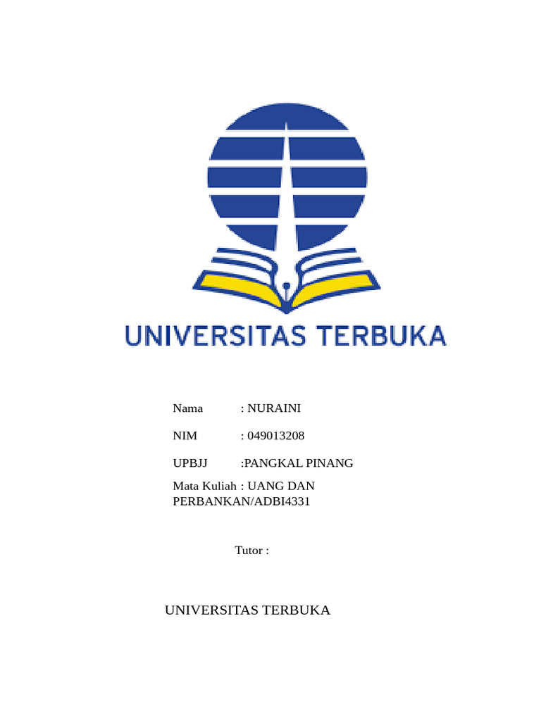 Tugas 2 Uang Dan Perbankan | PDF