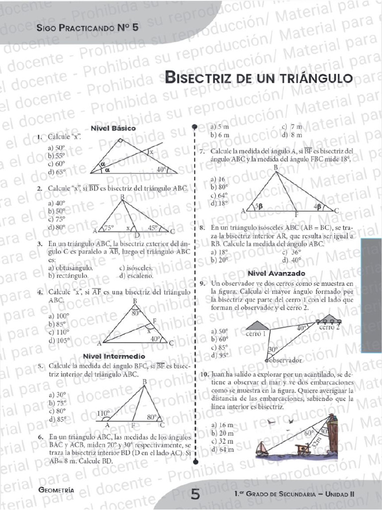 Sigo Practicando de Geometría | PDF