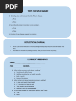 Smoking Questionnaire | PDF