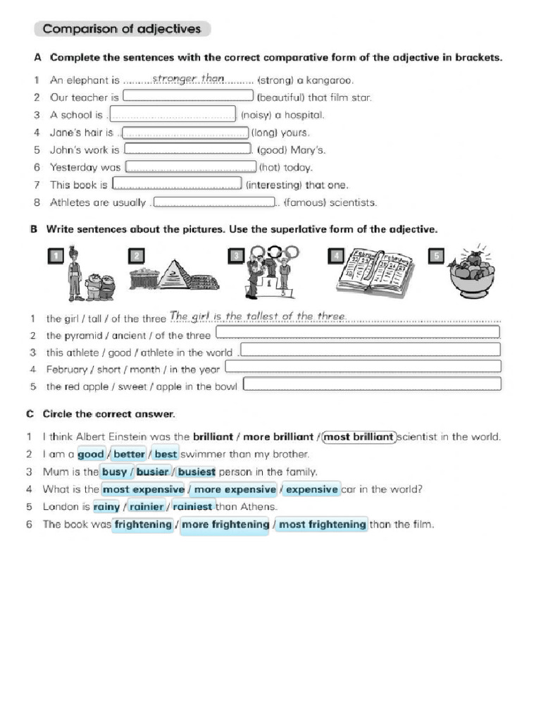 comparative structures A2 | PDF
