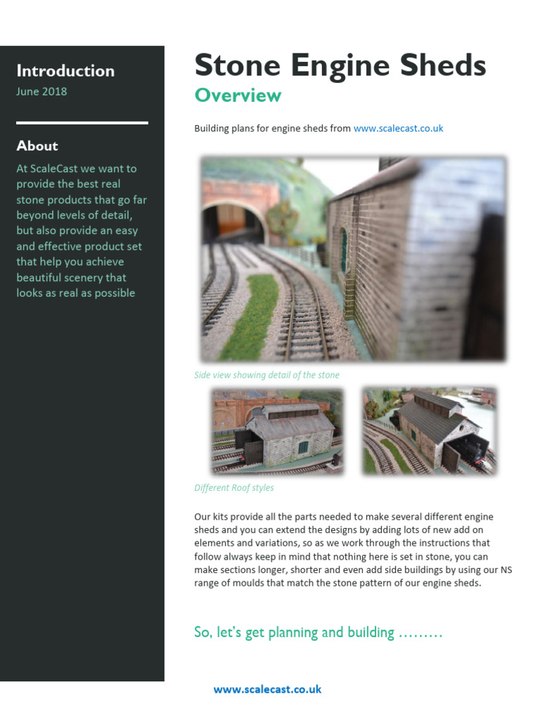 Instructions For Engine Sheds | PDF | Roof | Shed