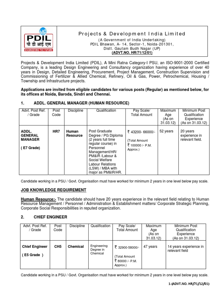 PDIL | PDF | Mechanical Engineering | Engineering