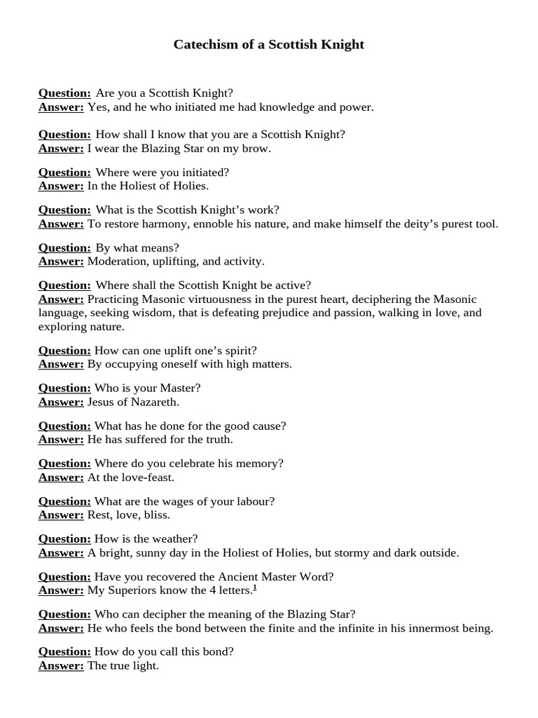 Addendum C - Catechism | PDF