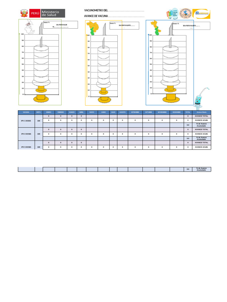 Vacunometro Vacunas 2024 Con Formulas | PDF | Pediatría | Vacunación