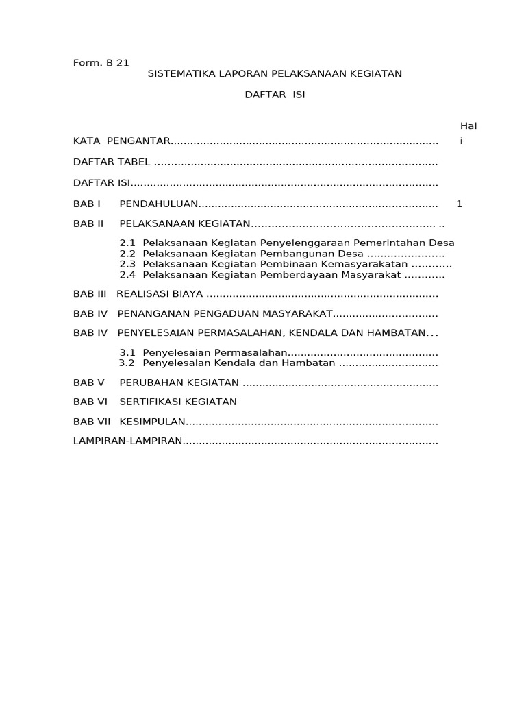 Form B.21 | PDF