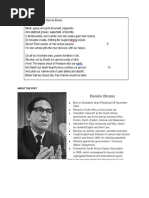 At A Funeral Dennis Brutus Suggested Answers | PDF | Funeral