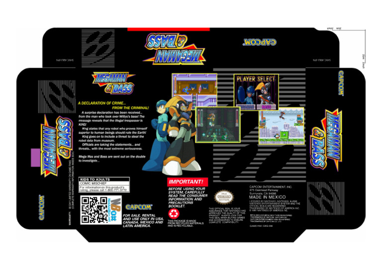 Megaman & Bass A4. | PDF