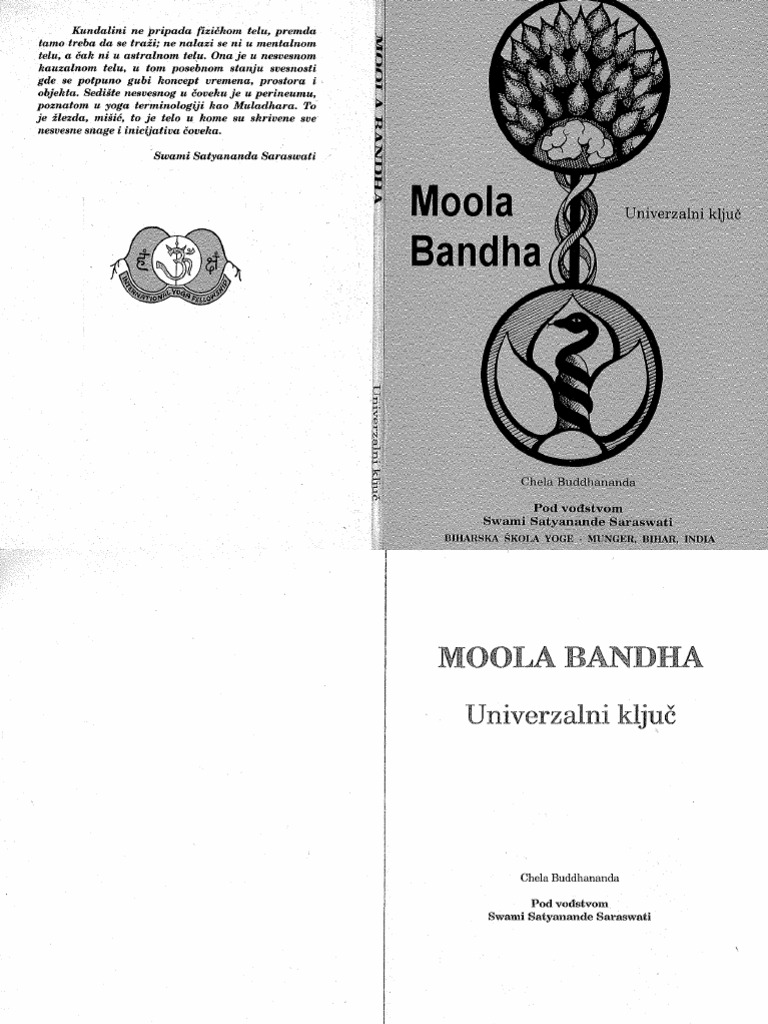 Swami Satyananda-Moola Bandha | PDF