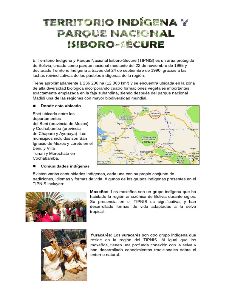 Biodiversidad en el TIPNIS: Flora y Fauna | PDF | Entorno natural ...