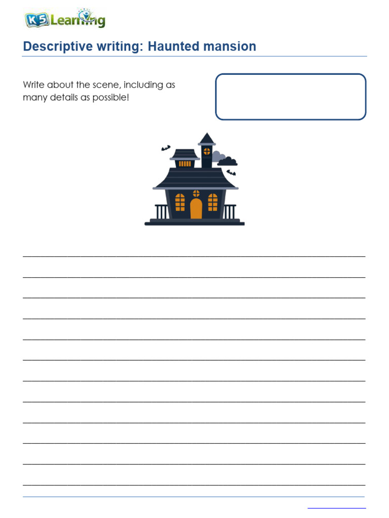 Grade 4 Descriptive Writing Worksheet | PDF