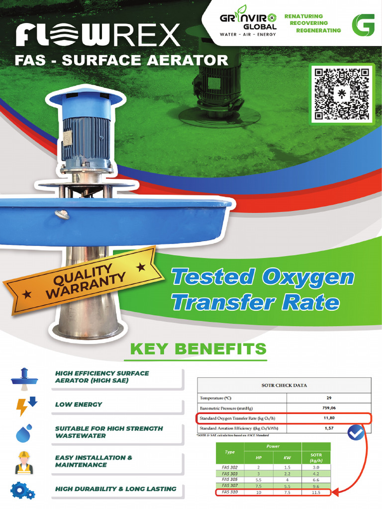 Flowrex Surface Aerator Brosur | PDF