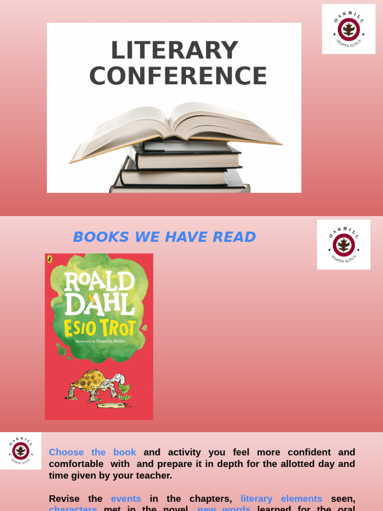 Literature Conference 5th 2025 ESIO TROT | PDF