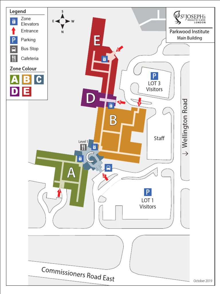 Parkwood Institute Visitor Map | PDF